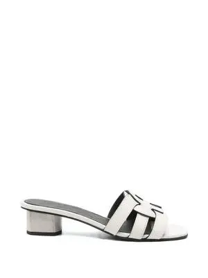 Furla Leather Logo Sandals
