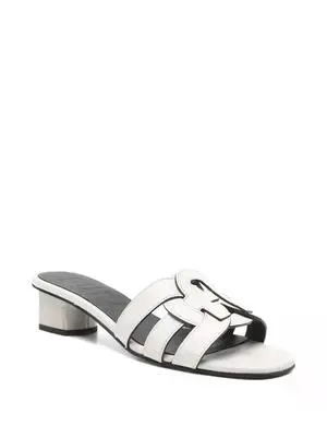 Furla Leather Logo Sandals