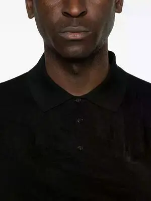 ZANONE Short-sleeve Polo Shirt - Black