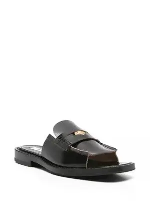Moschino Square-toe Flat Sandals