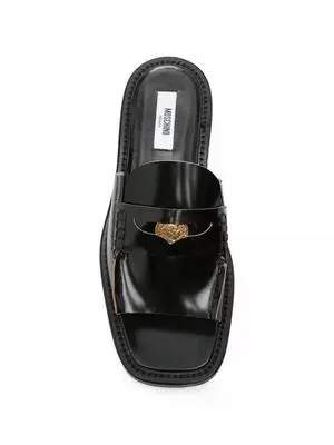 Moschino Square-toe Flat Sandals