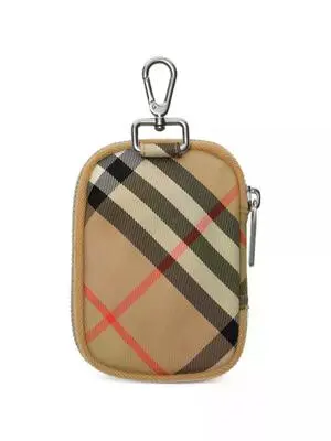 Burberry Check Zip Wallet