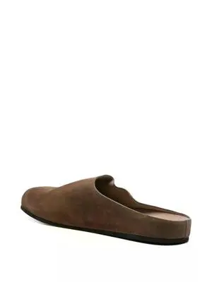 COMMON PROJECTS Round-toe Mules - Brown
