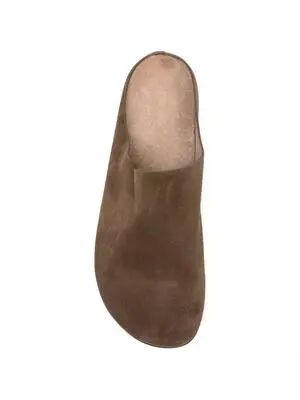 COMMON PROJECTS Round-toe Mules - Brown