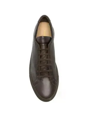 COMMON PROJECTS Achilles Premium Lace-up Sneakers - Brown
