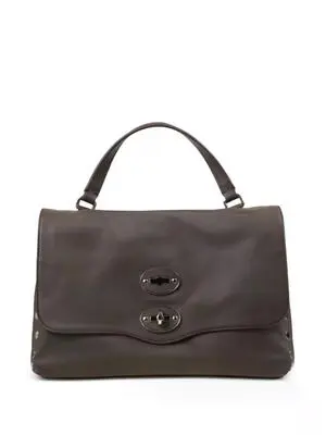 ZANELLATO Small Postina Twist-lock Tote - Brown