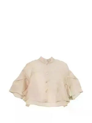 Max Mara Ruffled Layered Shirt