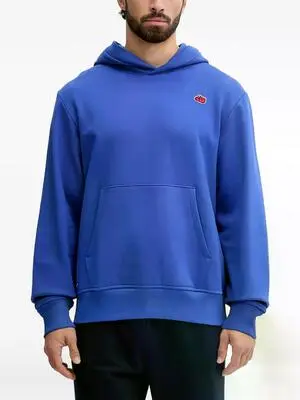 The North Face Logo-embroidered Hoodie - Blue