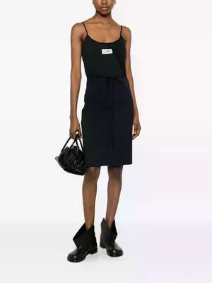 MAISON MARGIELA Logo-detail Mini Dress