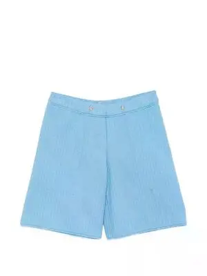 NEERA Star-motif Textured Shorts