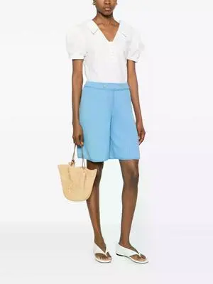 NEERA Star-motif Textured Shorts