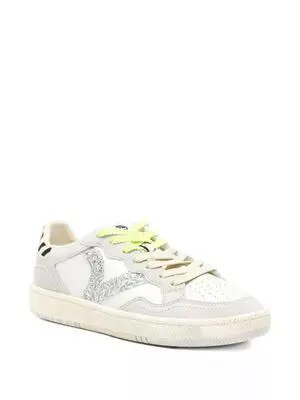Victoria Beckham Smash Glitter Sneakers - White