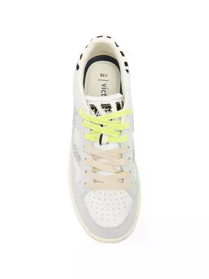 Victoria Beckham Smash Glitter Sneakers - White