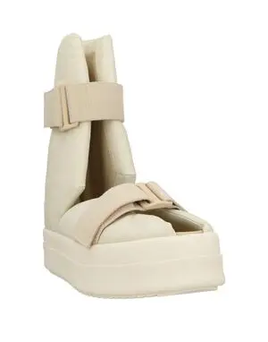 Rick Owens Leather Boots - White