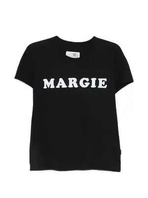 MAISON MARGIELA Lettered T-shirt - Black