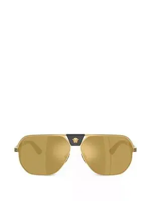 Versace Greca Flow Sunglasses - Gold