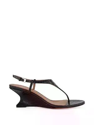 Paris Texas Nina Leather Sandals - White