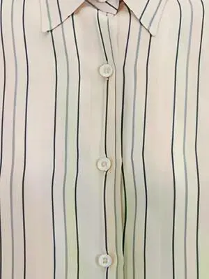 UMIT BENAN Marghe Striped Shirt - Neutrals