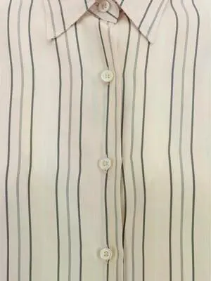 UMIT BENAN Marghe Striped Shirt - Neutrals