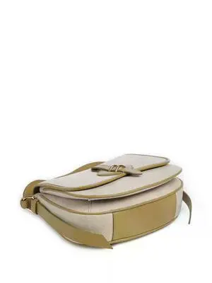 COCCINELLE Buckle Leather Tote Bag - Neutrals
