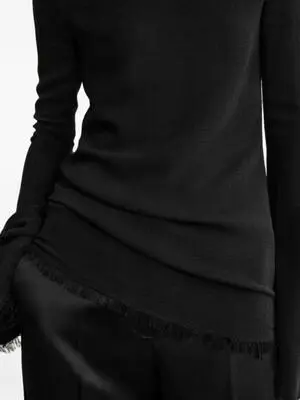 TOTEME Frayed-edge Slim Top