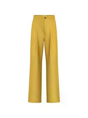 Marella Emme Pleated Trousers - Yellow