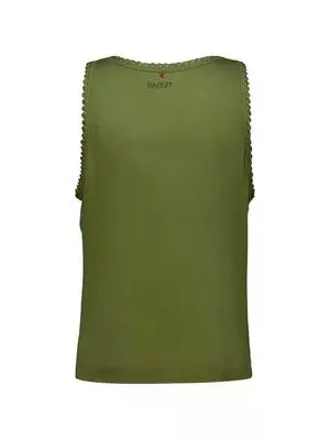 BAZISZT Crochet Trim Vest