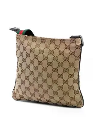 Gucci Gg Canvas Web Crossbody Bag