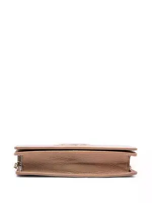 Gucci Pebbled Calfskin Soho Wallet On Chain Crossbody Bag - Neutrals