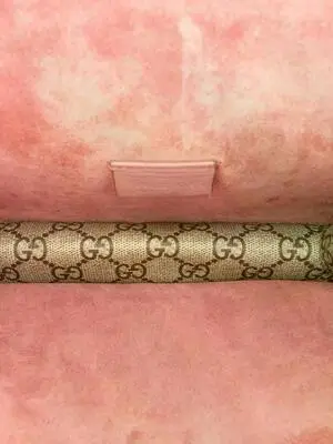 Gucci Gg Supreme Blooms Dionysus Crossbody Bag - Neutrals