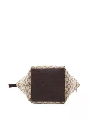 Gucci Gg Canvas Web Handbag - Neutrals