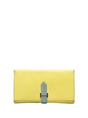 Hermès 2011 Bicolor Epsom Bearn Wallet Long Wallets - Blue