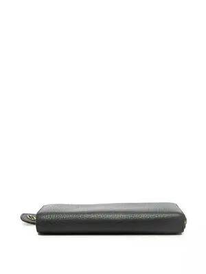 LOUIS VUITTON 2019 Taurillon Comete Zippy Wallet Long Wallets - Black