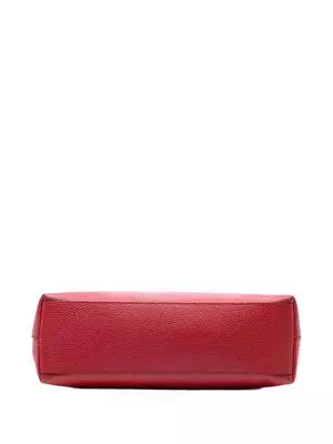 Gucci Leather Bamboo Tassel Satchel - Red
