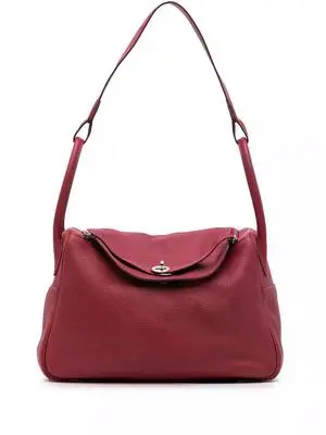 Hermès 2015 Clemence Lindy 34 Satchel - Red