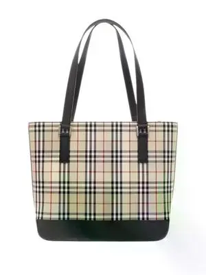 Burberry House Check Canvas Tote Bag - Neutrals