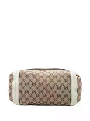 Gucci Gg Canvas Bella Flap Satchel - Neutrals