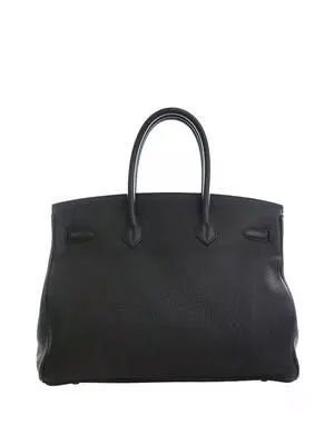 Hermès 2015 Togo Birkin Retourne 35 Handbag - Black