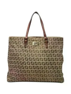 Fendi Zucchino Canvas Tote Bag