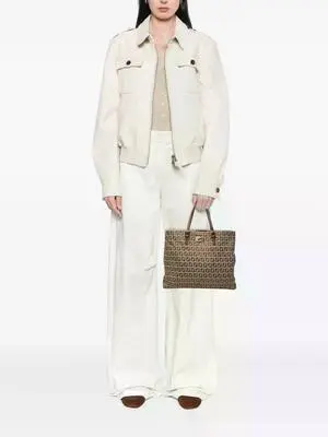 Fendi Zucchino Canvas Tote Bag