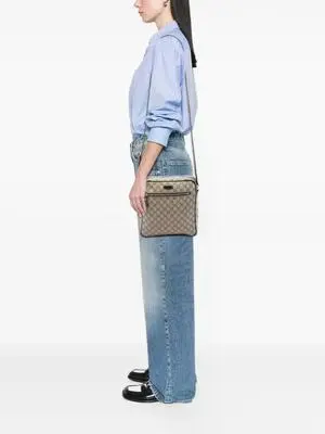 Gucci Gg Supreme Crossbody Bag - Neutrals
