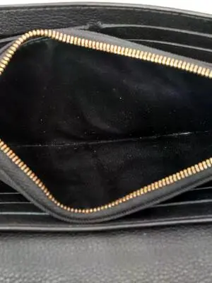 LOUIS VUITTON 2015 Leather Lockme Wallet Long Wallets