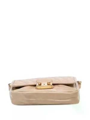 Miu Miu 2010-2016 Quilted Leather Crossbody Bag - Neutrals