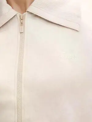 Guess Ribbed Collar Zip Sweater
