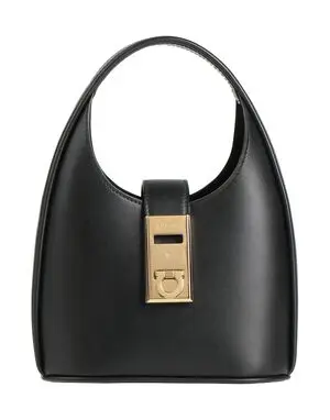FERRAGAMO Hobo Mini Handbag In Calfskin And Kidskin