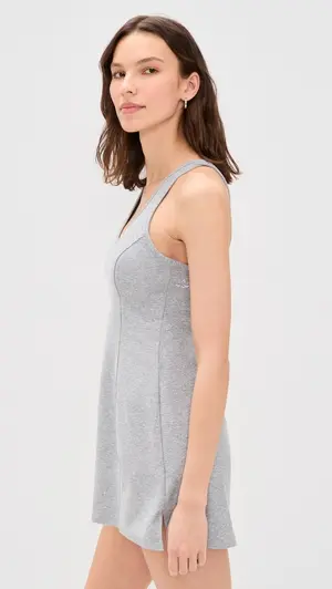 Beyond Yoga Spacedye Starting Line Mini Dress - Silver Mist