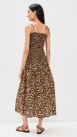 Natalie Martin Juliette Maxi Dress Leopard Print