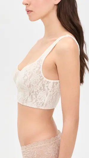 Hanky Panky Underwire Cropped Camisole - Marshmallow