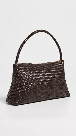 Madewell The Signature Woven Collection Shoulder Bag - Coffee Bean