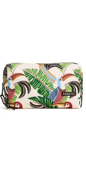 Farm Rio Toucan With Foliage Big Pouch